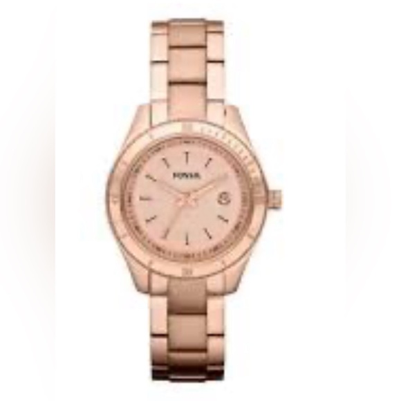 Fossil | Jewelry | Fossil Rose Gold Watch | Poshmark